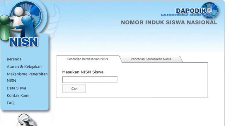 Apa itu Nomor Induk Siswa Nasional (NISN)?